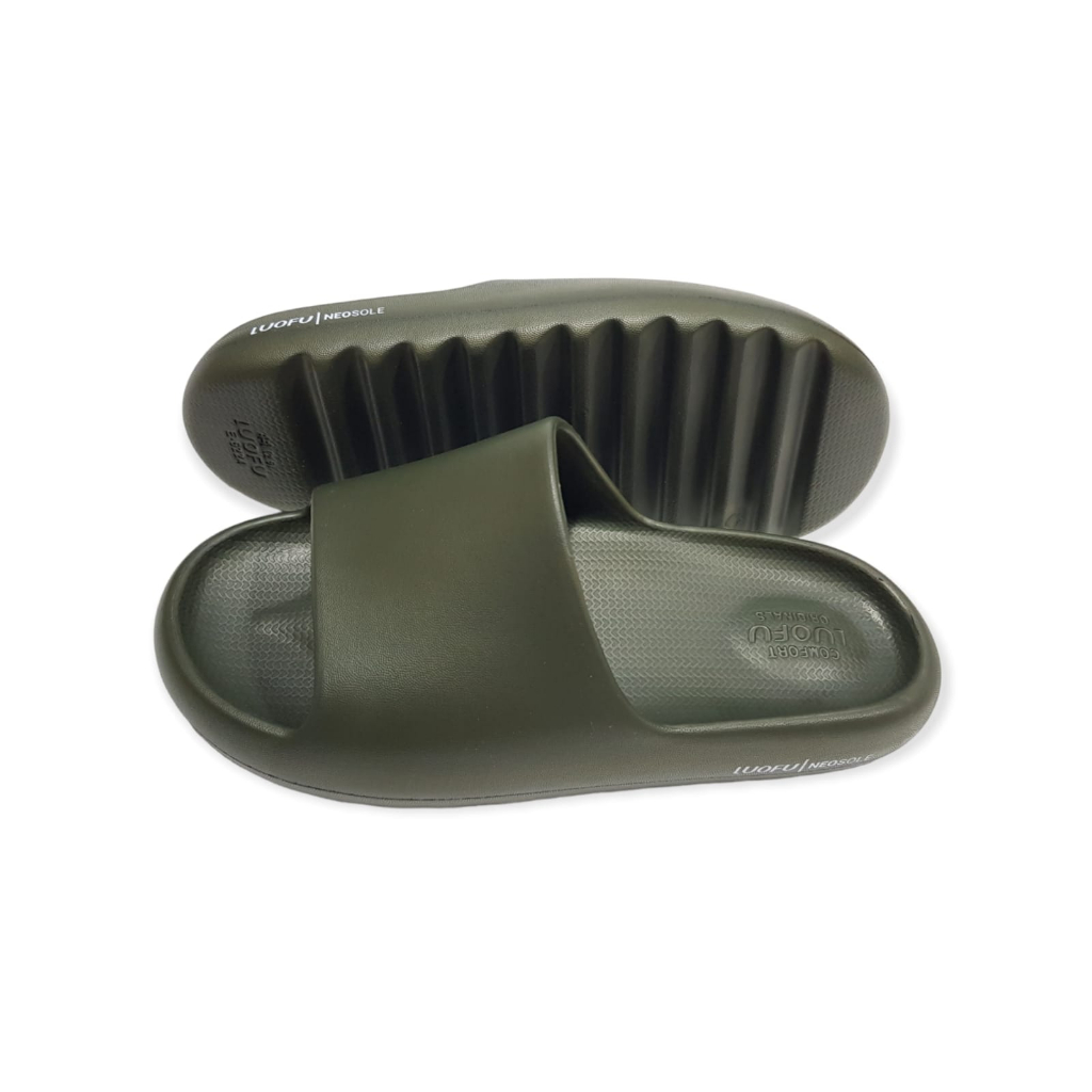 Jual Luofu Sandal Selop Karet Pria Empuk Ringan E6224-E01 40-44 (U2) | Shopee Indonesia