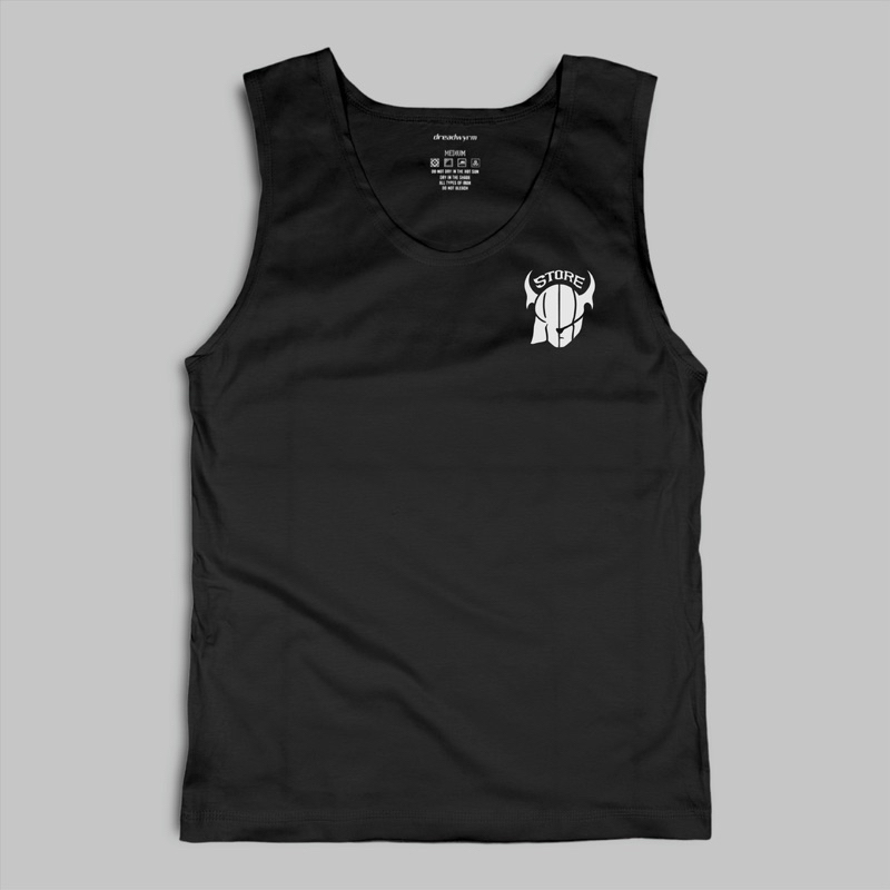 Jual Kaos Singlet Hitam Polos Pria Cotton 30S Premium | Shopee Indonesia
