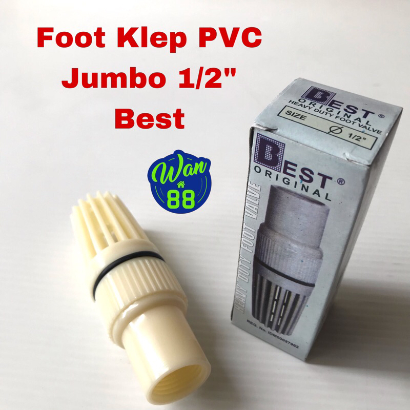 Jual Foot Klep PVC 1/2” Jumbo Best | Shopee Indonesia