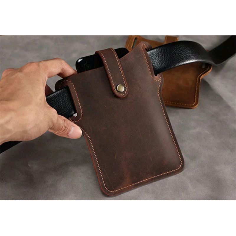 Jual Dompet hp pinggang kulit asli wl64 | Shopee Indonesia