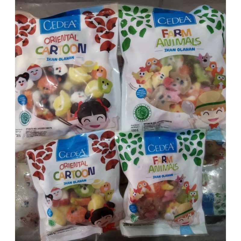 Jual Cedea Fram Animals 500g dan Oriental cartoon 500g dan 200g ...