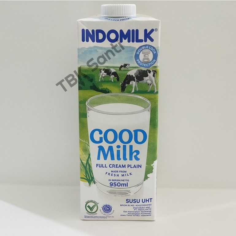 Jual Indomilk | Susu UHT Full Cream Susu Cair | 950 ml | Shopee Indonesia