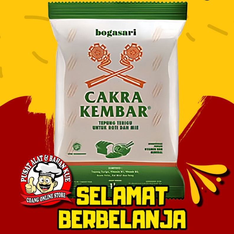 Jual Cakra Kembar Terigu 1 Kg ( Kemasan Bening/Ekonomis ) - BOGASARI ...