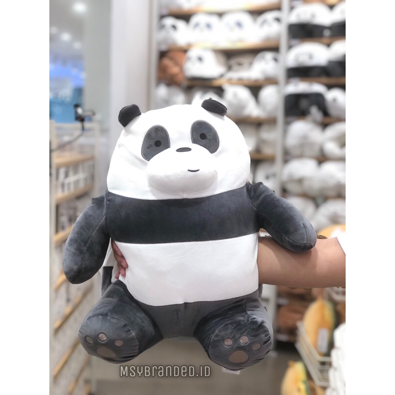 Jual BONEKA WE BARE BEARS CUSHION MINISO GRIZZ PANDA ICEBEAR WBB BONEKA ...