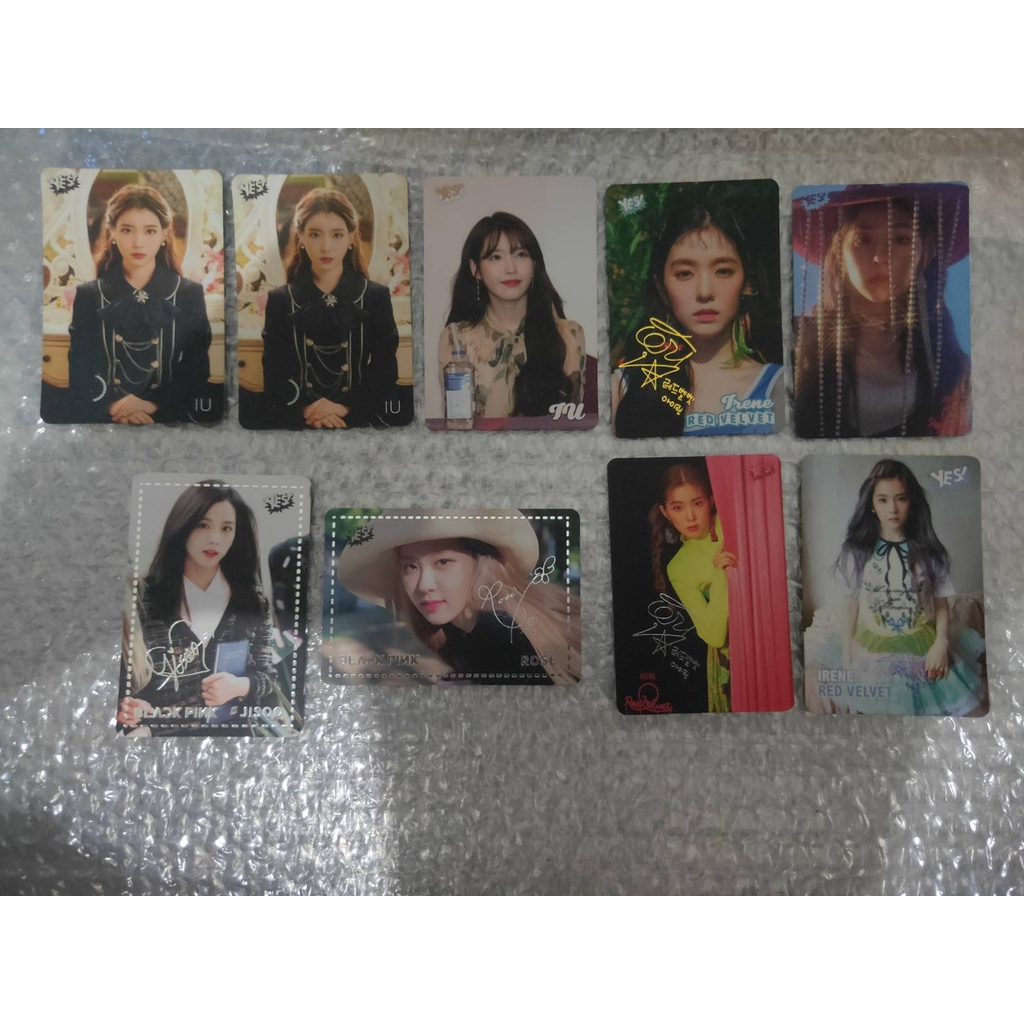 Jual Photo Yes Card Official IU, RED VELVET, BLACKPINK | Shopee Indonesia