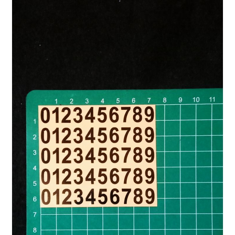 Jual stiker sticker ANGKA sticker NOMOR kecil cutting | Shopee Indonesia