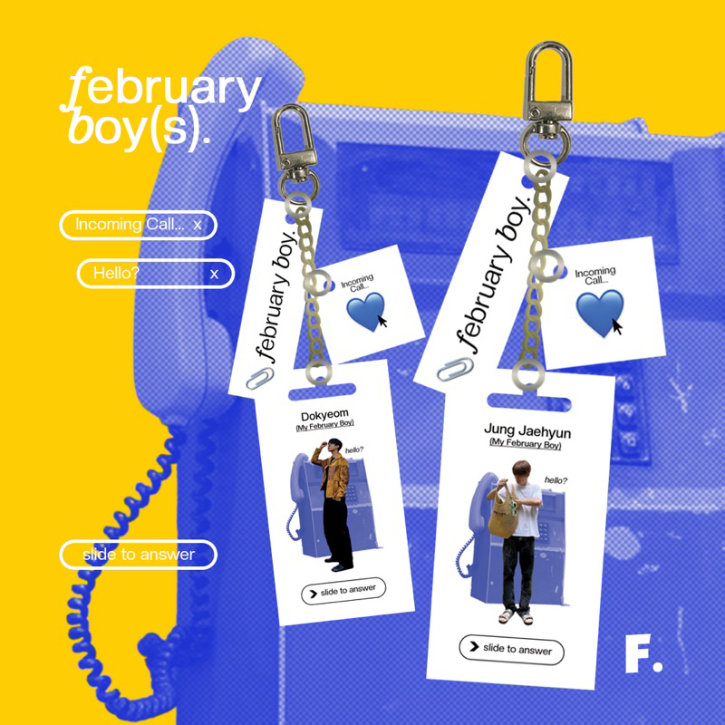Jual FLUFFEISH - February Boys Keychain | Shopee Indonesia