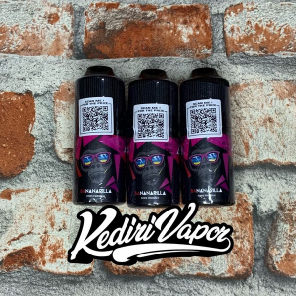 Jual Bananarilla 30ml 12mg Liquid Vape Pod Friendly pg vg 50 50 by ...