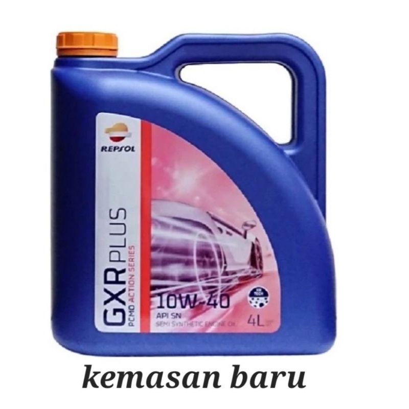 Jual Oli Repsol GXR Plus Semi-Synthetic 10w-40 4L Original | Shopee ...