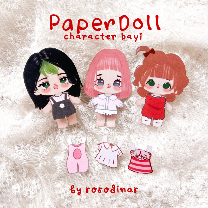 Jual Paper Doll Bayi Mainan Bongkar Pasang BP | Shopee Indonesia