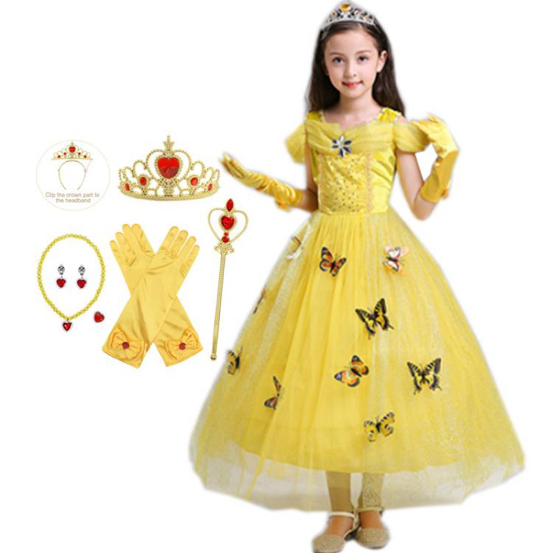 Jual Gaun + Aksesoris / Kostum Princess / Kostum anak perempuan ...