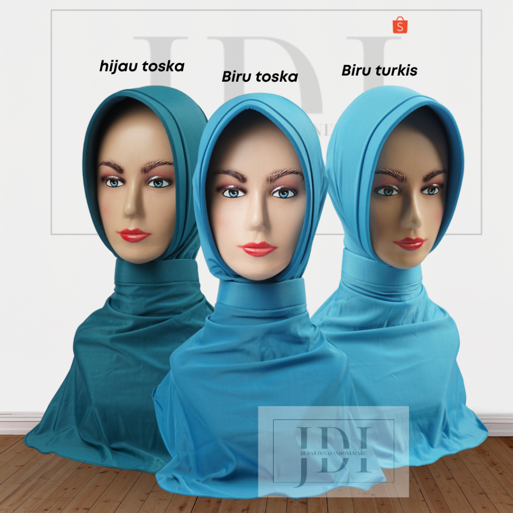 Jual JILBAB DINAS PKK TOSCA (BIRU TOSCA/HIJAU TOSCA/BIRU TURKISH ...