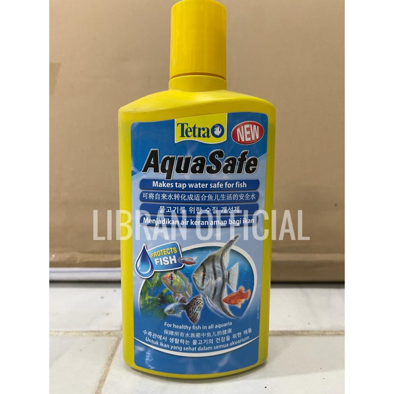 Jual AQUA SAFE penetral air tetra aquasafe new stabilizer air aqua safe 500ML | Shopee Indonesia