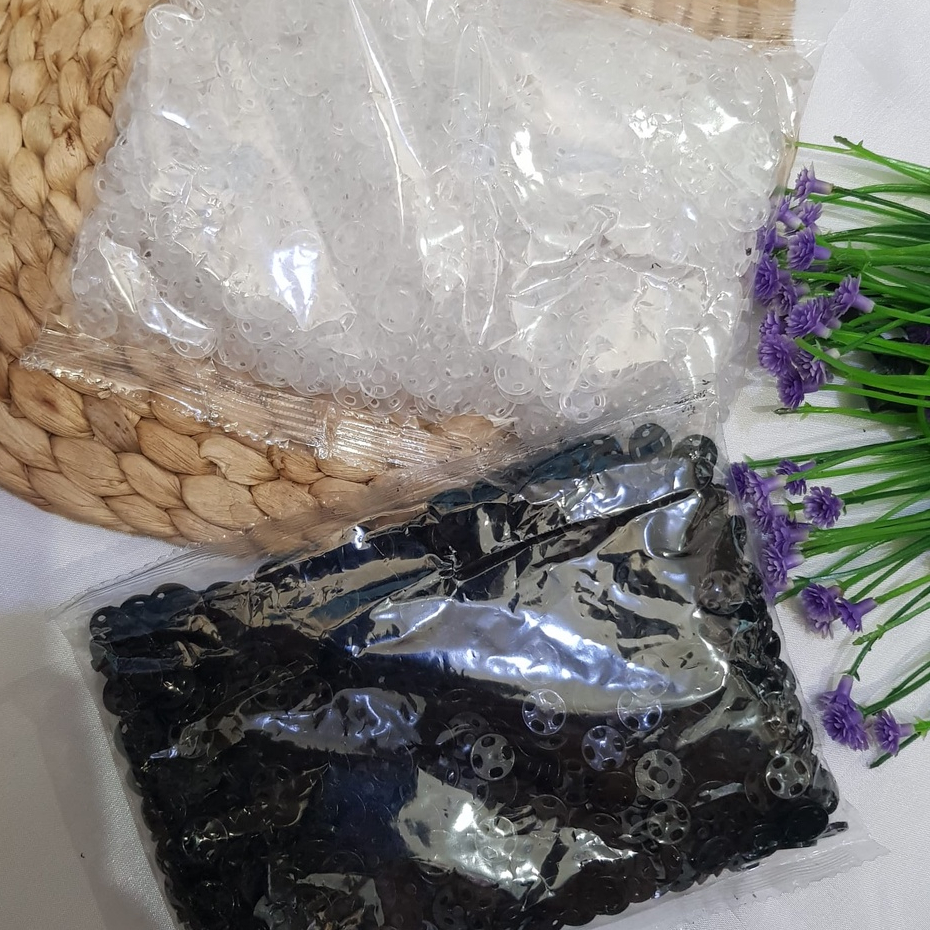 Jual Kancing Klepet PLS Toyama/ Kancing Cetet Jepret/Hitam & Putih 10mm ...