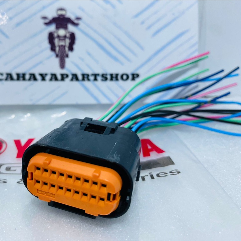 Jual KABEL SOKET CDI ECU VIXION OLD KODE 3C1 YAMAHA ORIGINAL KABEL 18 ...