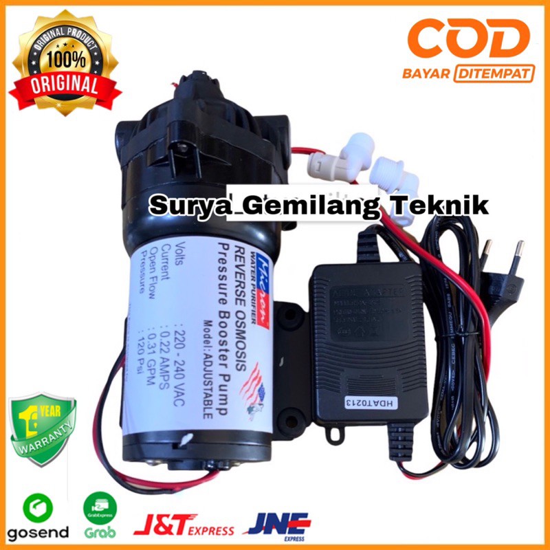 Jual Pompa RO 24Volt Micron Pompa Booster Reverse Osmosis | Shopee ...