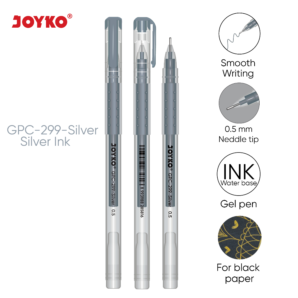 Jual Color Gel Pen Pulpen Pena Joyko GPC-299 Premium Color 0.5 mm | Shopee Indonesia
