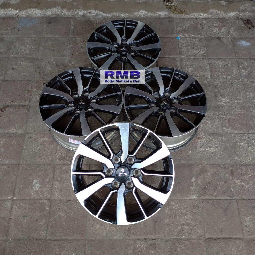 Jual VELG MOBIL PAJERO RING 18 PCD 6X139,7 BLACK POLIS | Shopee Indonesia