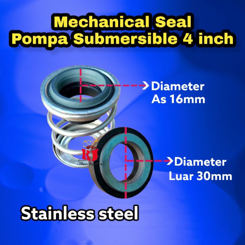 Jual Seal Pompa Air Satelit - Mechanical Seal Submersible Pump 4inch ...