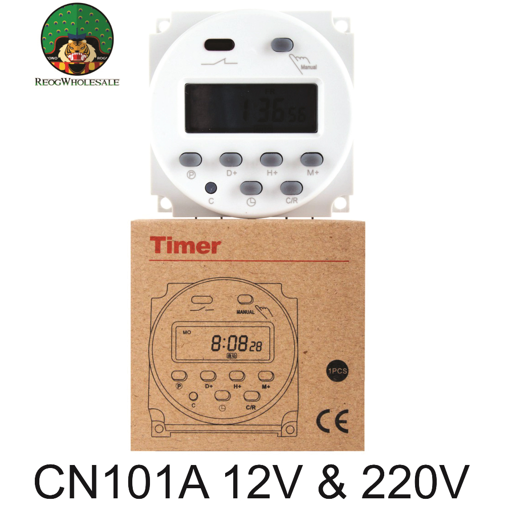 Jual Timer Switch Digital Time Delay Relay 220V atau 12V CN101A Untuk ...