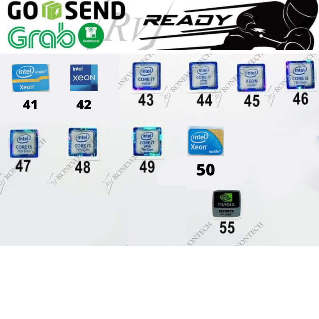 Jual Sticker Logo Intel Inside Pentium Core i3 i5 i7 Xeon Haswell ...