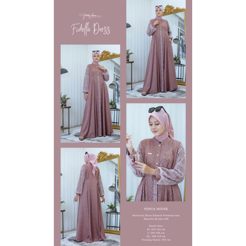 Jual senna dress by fenta house | Shopee Indonesia