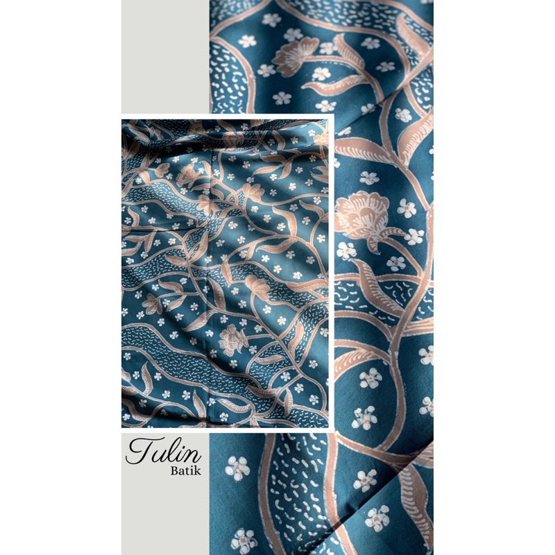 Jual Batik Lasem Bunga Sulur Latar Mlati | Shopee Indonesia