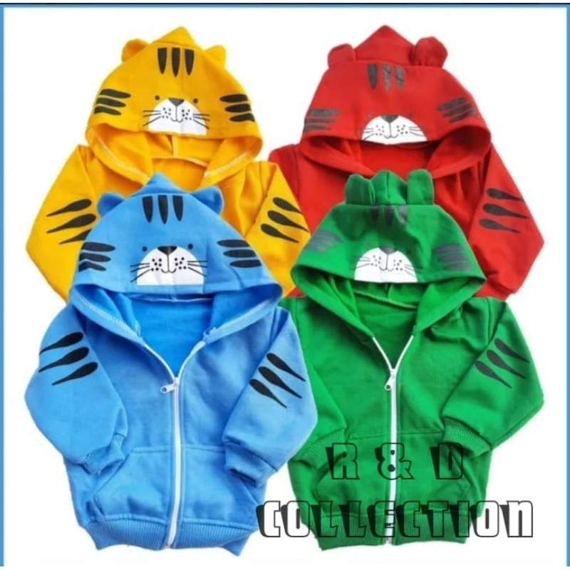 Jual Jaket bayi anak karakter kupluk lucu cocok buat usia 3-18 bulan ...