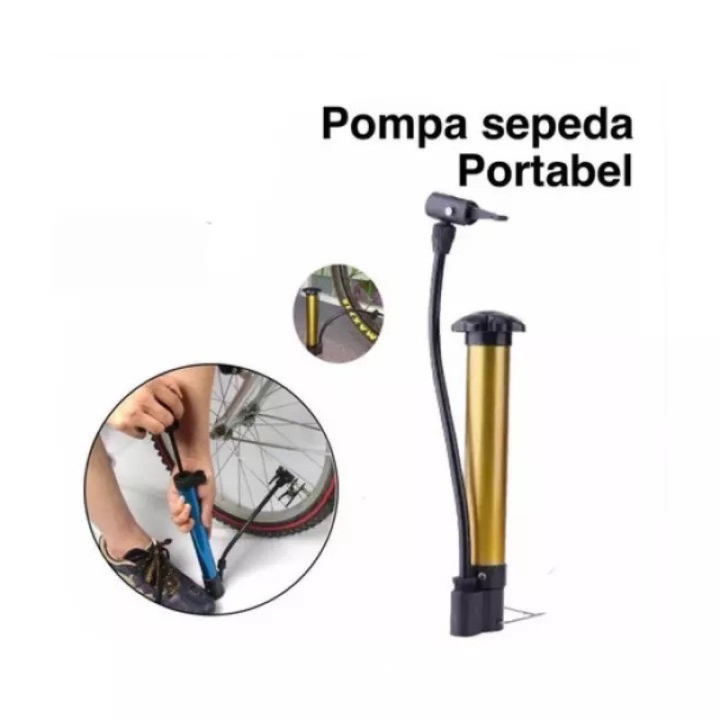 Jual Pompa angin sepeda & balon portable mini | pompa bola | Shopee ...