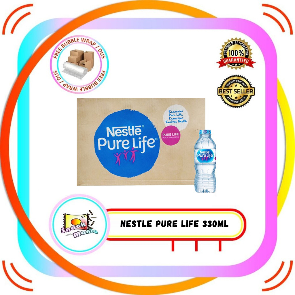 Jual NESTLE Pure Life Mineral Water 330 ml Air Mineral DUS | Shopee ...
