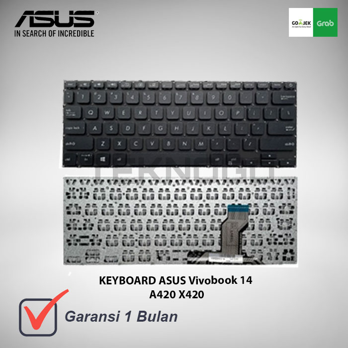 Jual Keyboard Laptop Asus VivoBook 14 A420 X420 A420U A420UA M409 M409B | Shopee Indonesia
