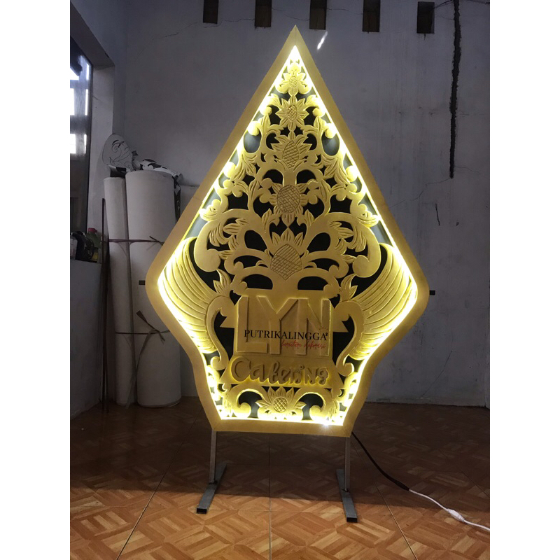 Jual Wayang Gunungan perlengkapan Dekorasi/wayang spon/wayang dekorasi ...