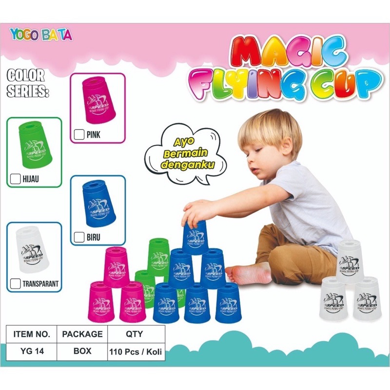 Jual MAINAN MAGIC FLYING CUP MAINAN EDUKASI | Shopee Indonesia
