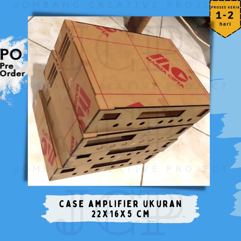 Jual case box kotak akrilik ampli amplifier ukuran 22x16x5 cm | Shopee ...