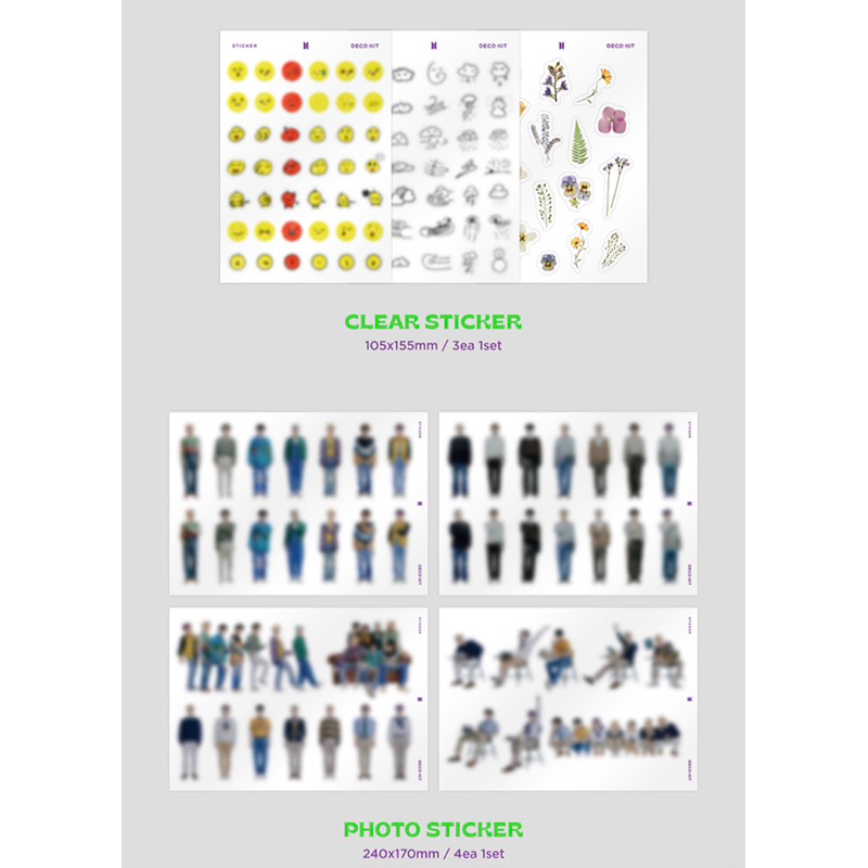 Jual Stiker official Deco Kit BTS | Shopee Indonesia