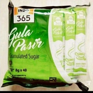 Jual 365 Gula Pasir Stick (8sX40s) / Gula Sachet | Shopee Indonesia
