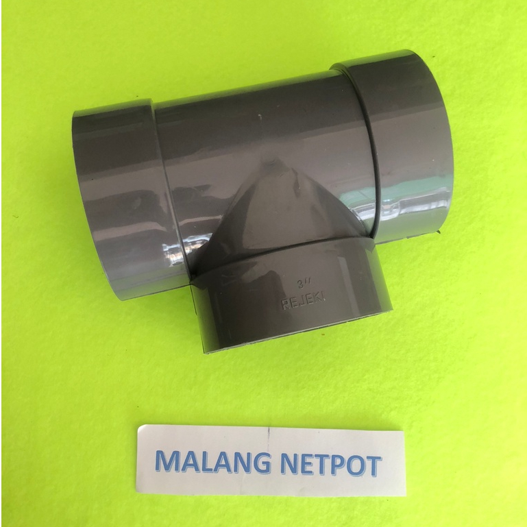 Jual Sambungan Pipa PVC TEE 3" Fitting Pipa Pvc Tee/T 3 INCH | Shopee Indonesia