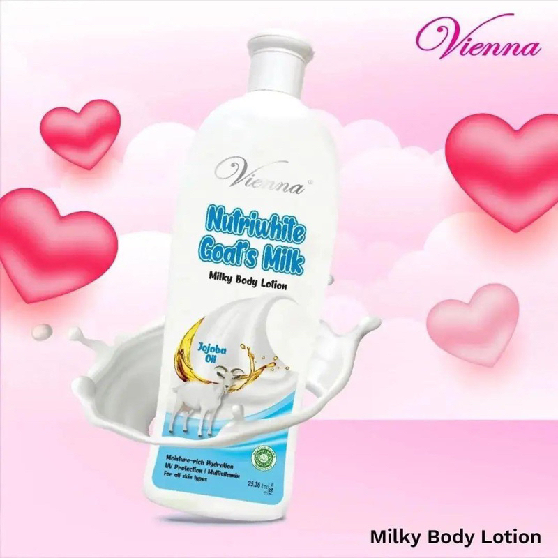 Jual VIENNA BODY LOTION GOAT'S MILK - 750 Ml | Shopee Indonesia
