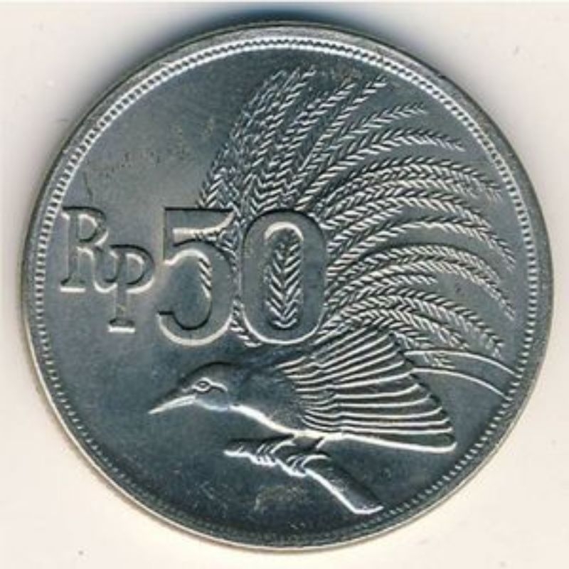 Jual Uang Koin 50 Rupiah Cendrawasih /Koin Kuno 50 Cendrawasih Tahun 1971 | Shopee Indonesia