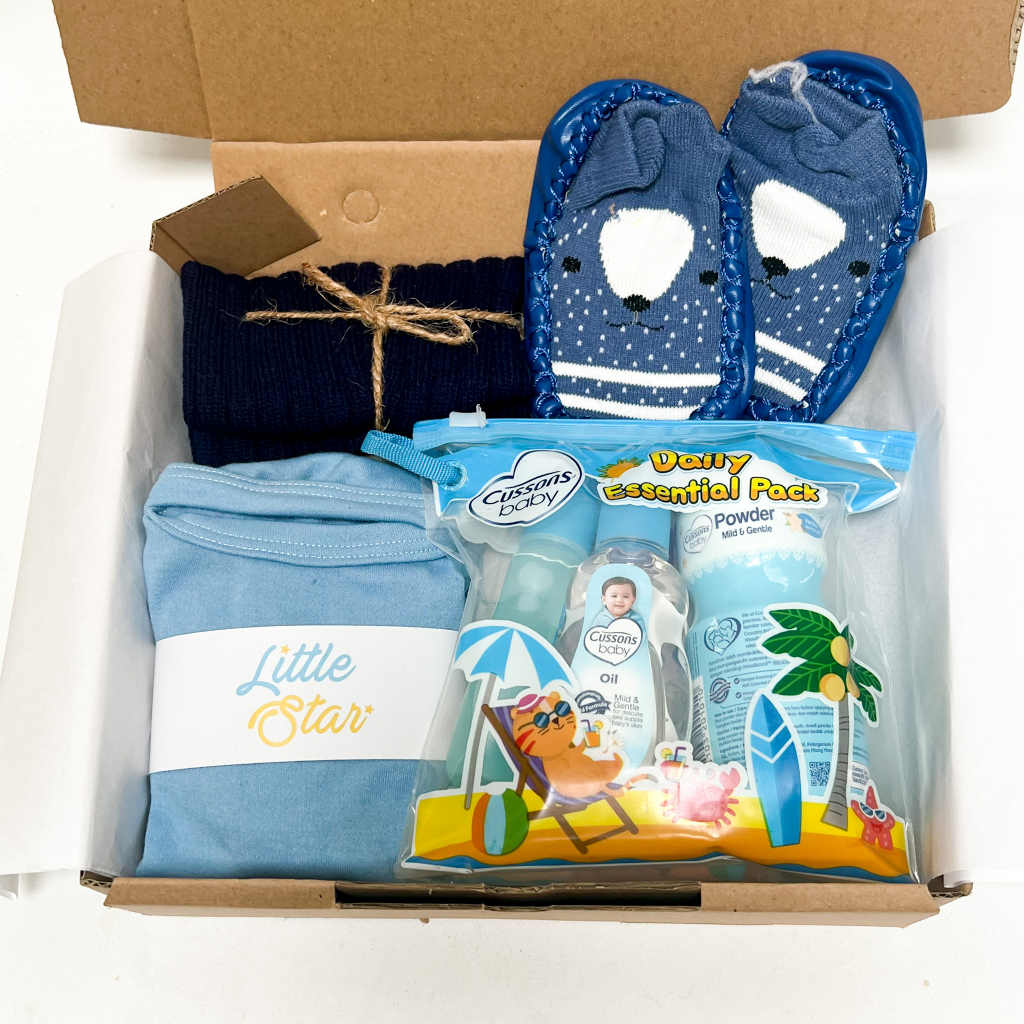 Jual Hampers Newborn Baby Gift Set Kado Baju Sabun Perlengkapan Mandi ...