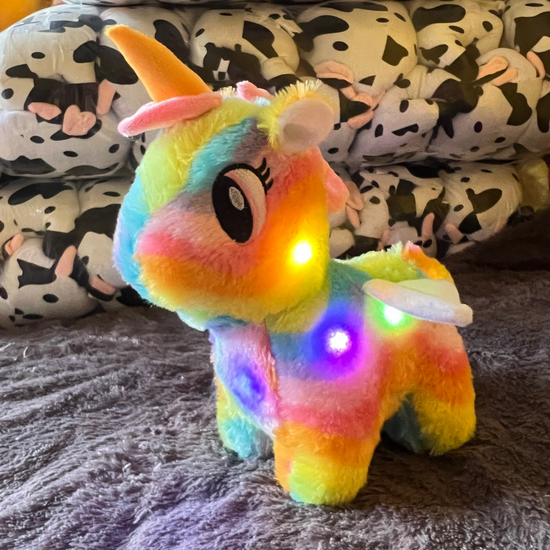 Jual Boneka Unicorn Warna Warni Little Pony LED Kuda Poni Bersayap ...