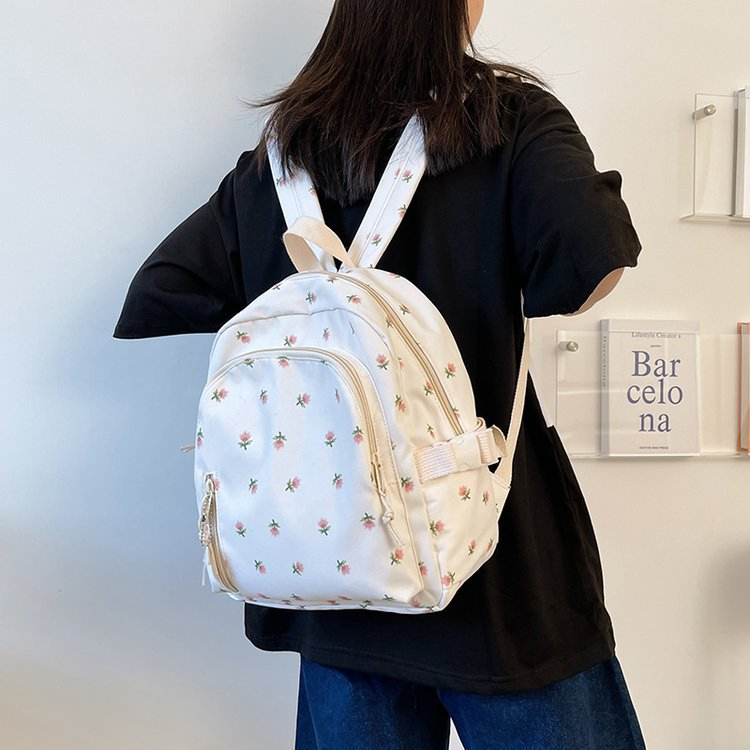 Jual Mismi Ursule Bag Tas Ransel Mini Wanita Motif Little Flower Casual ...