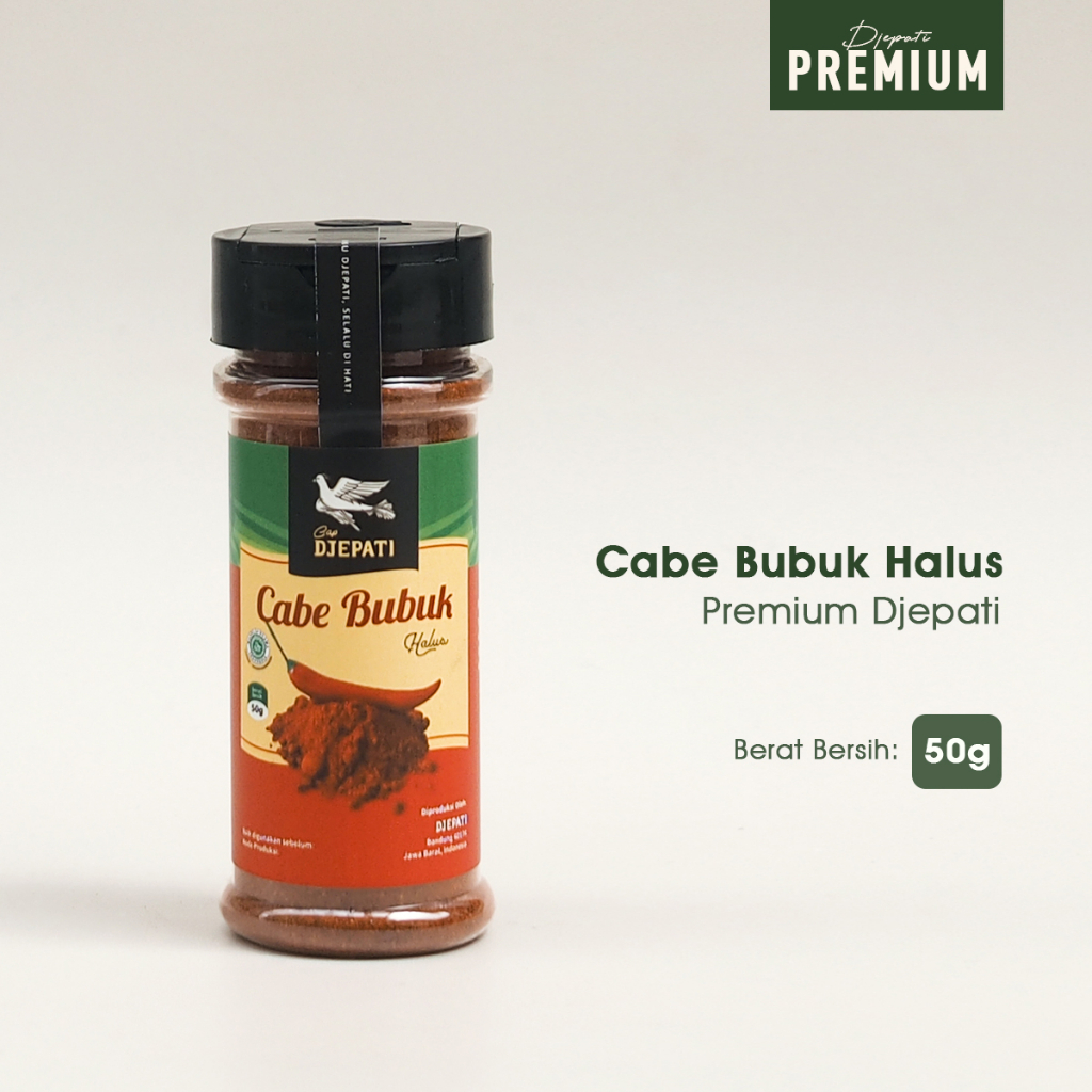 Jual Cap Djepati Cabe Bubuk Botol Premium 40 Gr | Shopee Indonesia
