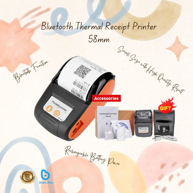 Jual Portable printer 58 bluetooth | Shopee Indonesia