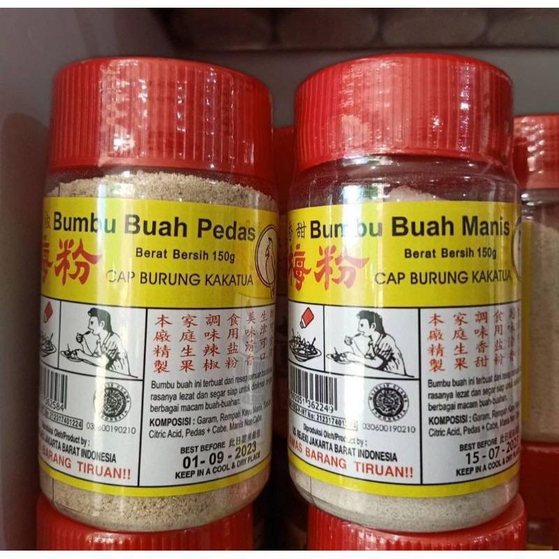 Jual Bumbu Buah Cap Burung Kakatua / Bumbu Buah Manis / bumbu buah ...