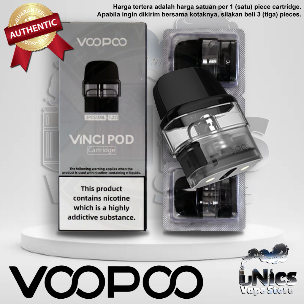 Jual Cartridge VOOPOO VINCI POD Kit 1.2 ohm - 2ml Capacity - Katrid ...