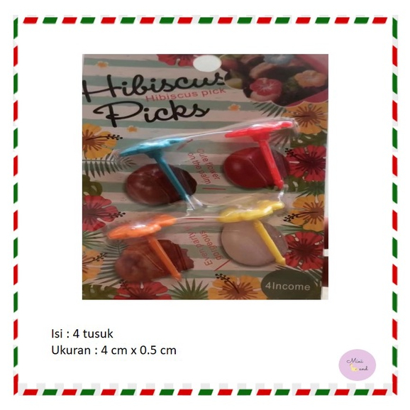 Jual Tusukan Bento dan Buah/ Garpu Buah Bentuk Lucu/ Tusukan Hiasan ...
