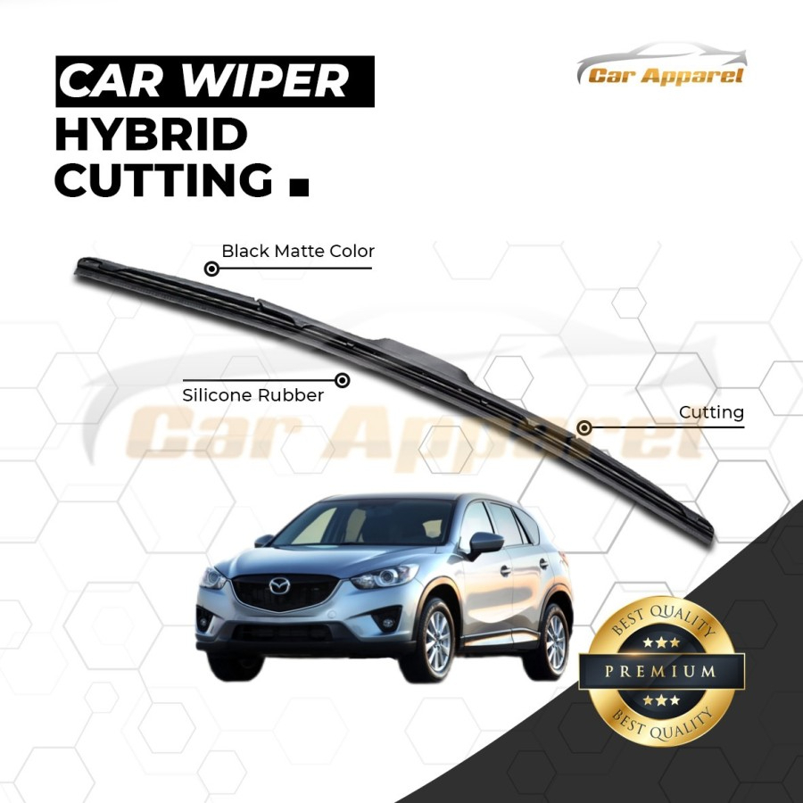 Jual WIPER MAZDA CX5 KE 2013-2017 HYBRID CUTTING HYBRID 2 PCS | Shopee ...