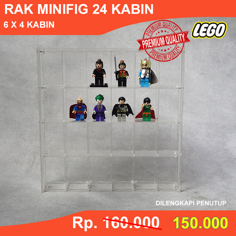 Jual Rak Lego Minifig 24 Kabin DIY (PREMIUM) | Shopee Indonesia