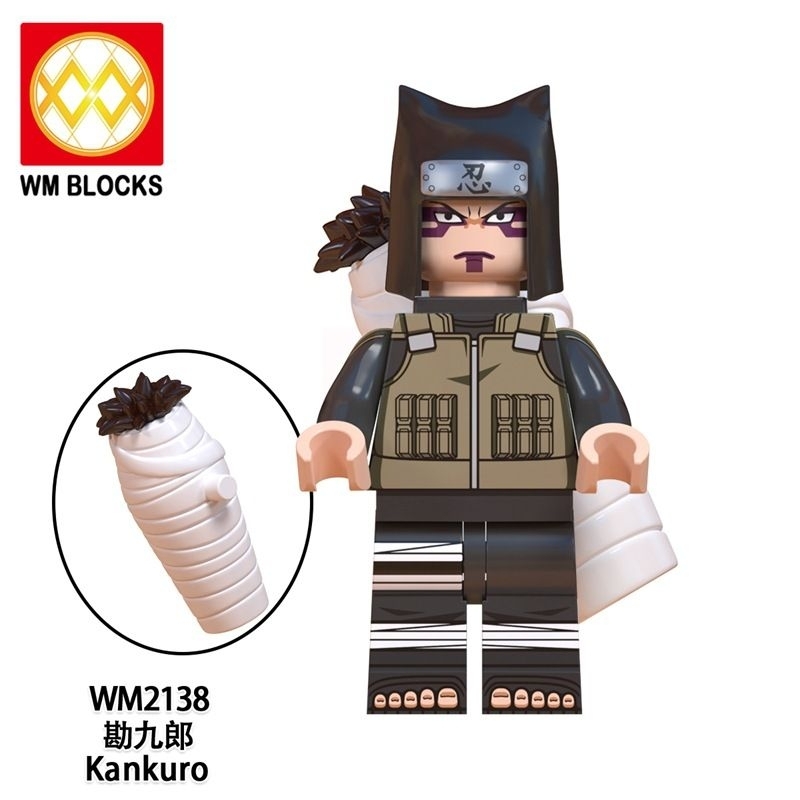 Jual mainan anime Naruto WM6109 minato sasuke kakashi rocklee zetsu ...